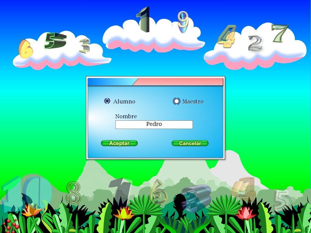 Software educativo Jugando y Aprendiendo Matemática / Title ...