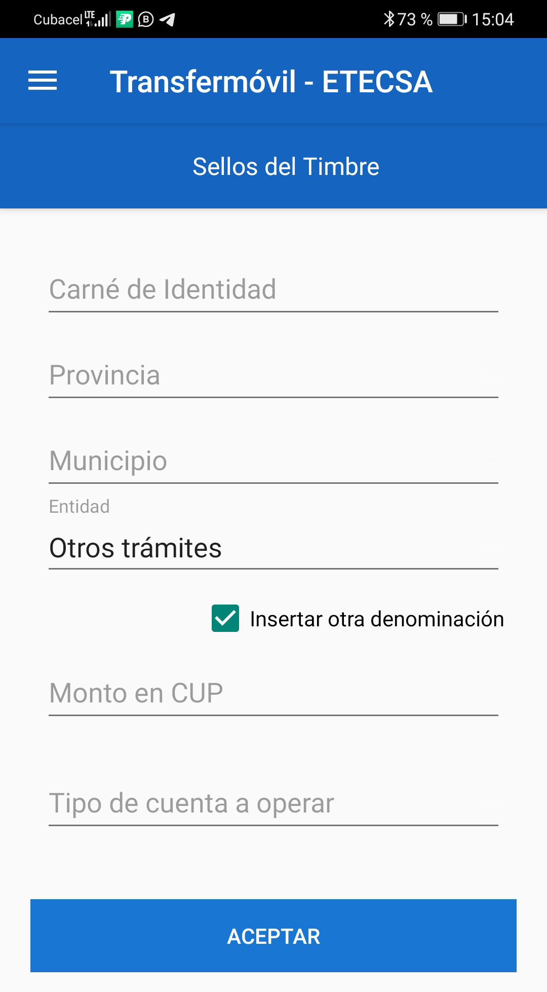 Transfermóvil para comprar sellos de timbre - Revista TINO