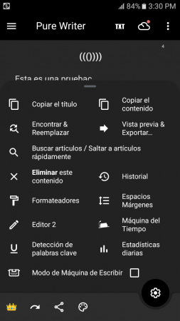 Pure Writer para editar texto plano - Revista TINO