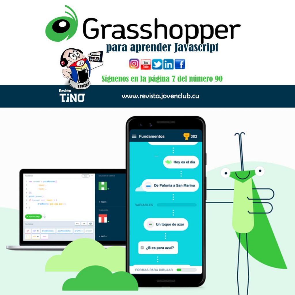 Grasshopper para aprender Javascript - Revista TINO
