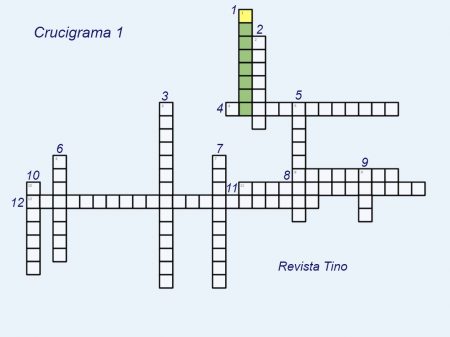 Crucigrama 1 - Revista TINO